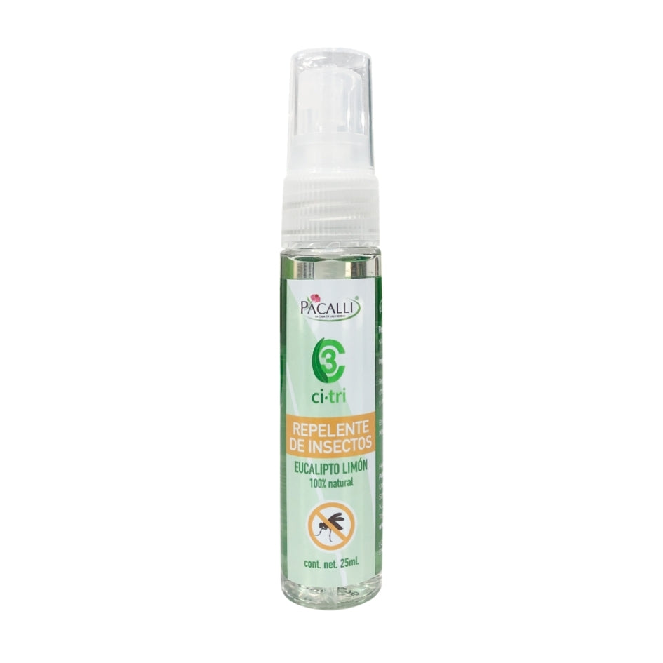 Ci-Tri Repelente de Insectos PACALLI · Con Citriodiol· 25 ml – Pacalli