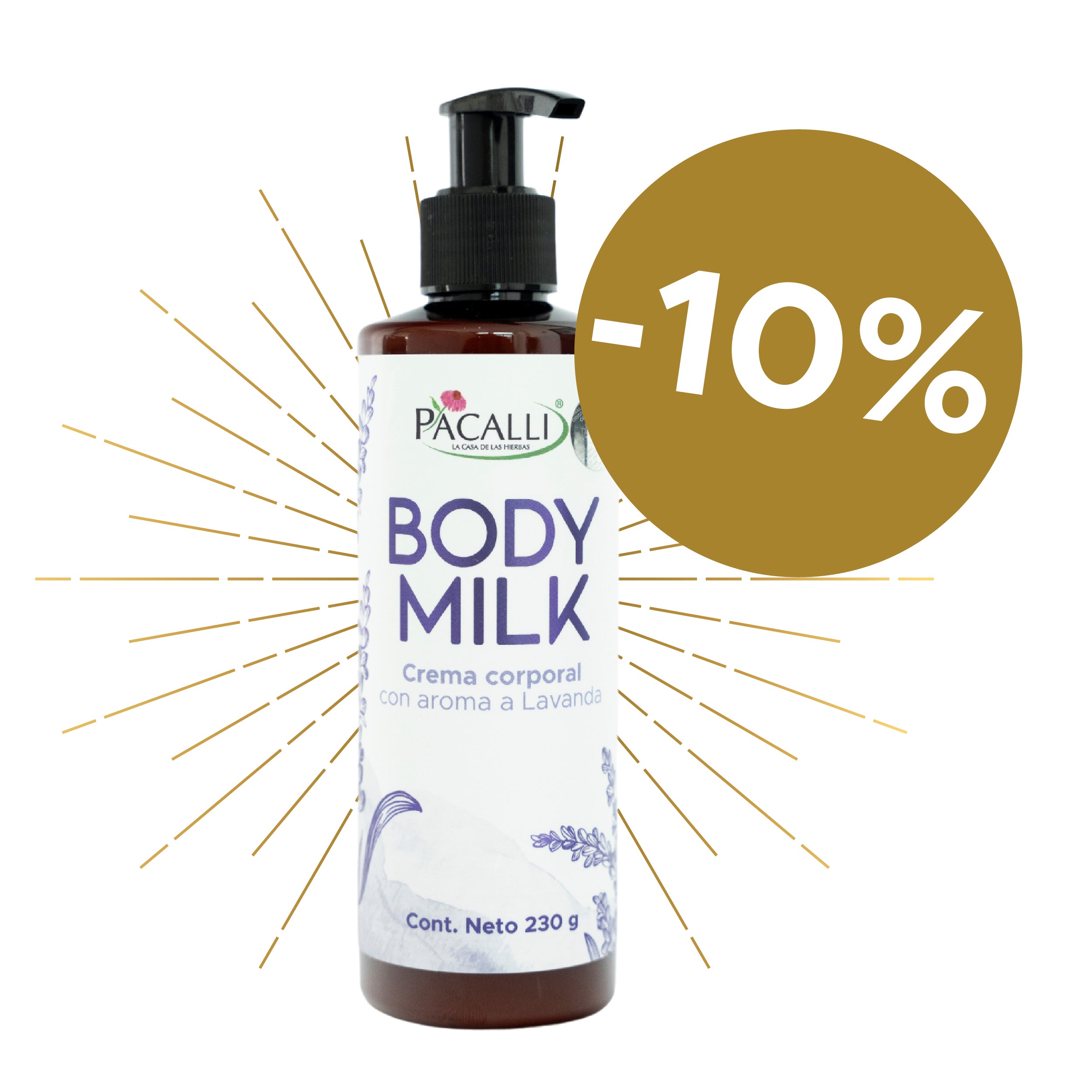 Crema Body Milk Lavanda / 230 g